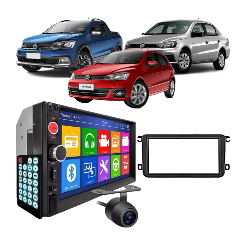 Central Multimidia MP5 Gol G7 G8 Saveiro G7 G8 Voyage G7 G8 | Shopee Brasil