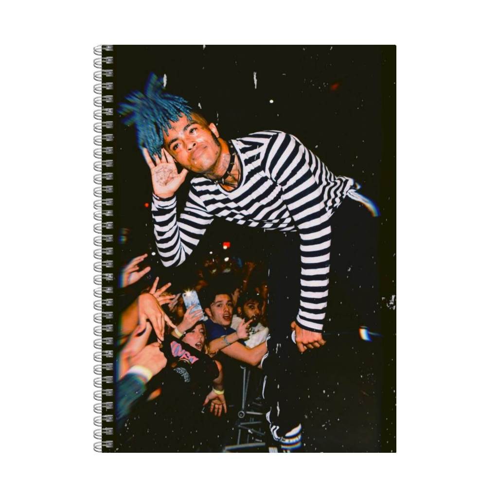 Caderno do XXXTENTACION – Modelo A4 com Capa Dura Impactante e ...