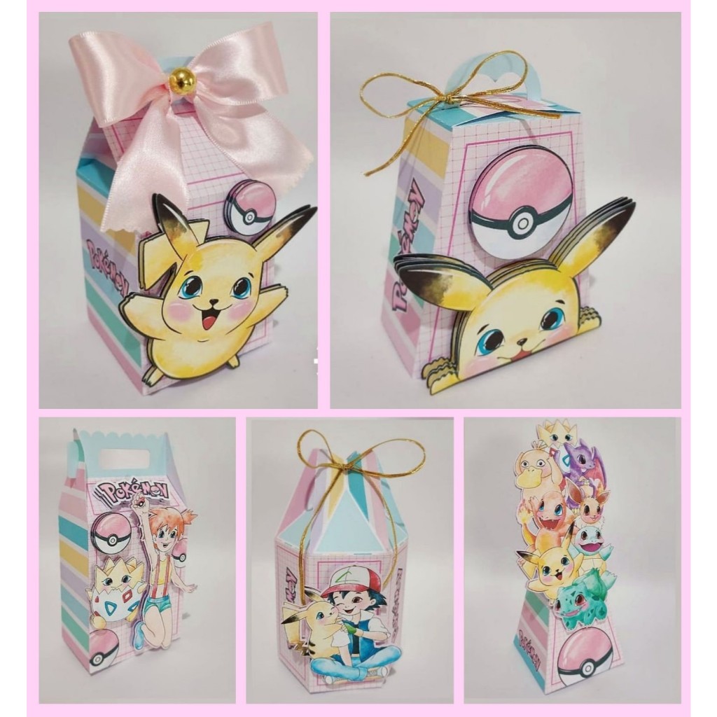 Kit Festa Personalizada Pokemon Menina (CLÁSSICO E PEGUE MONTE ...