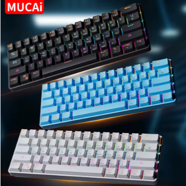 Teclado Mecânico Mucai Mk61 60% Cabo Destacável Gamer Já no BRASIL ...