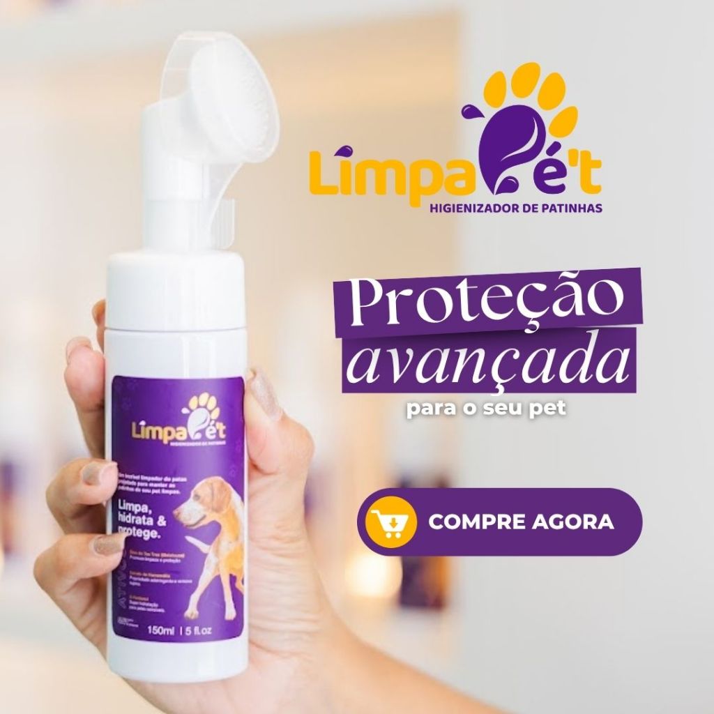 Espuma Limpa Patas Bactericida LimpaPet - Higienizador, Anti Odor ...