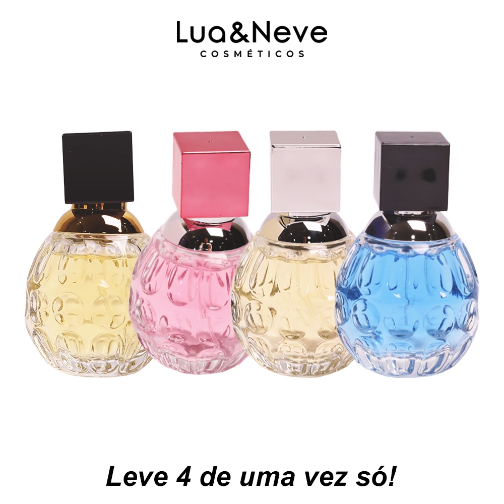 Coleção Lua&Neve Sentidos do Amor – 4 Frascos de Perfume Feminino ...