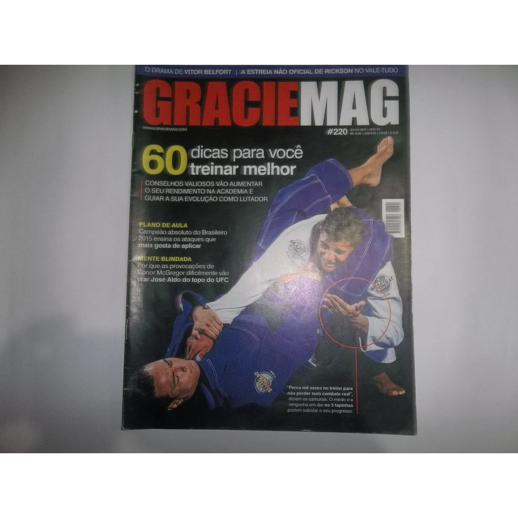 revista gracie mag nr 220 jul 2015 dicas para treinar melhor | Shopee ...