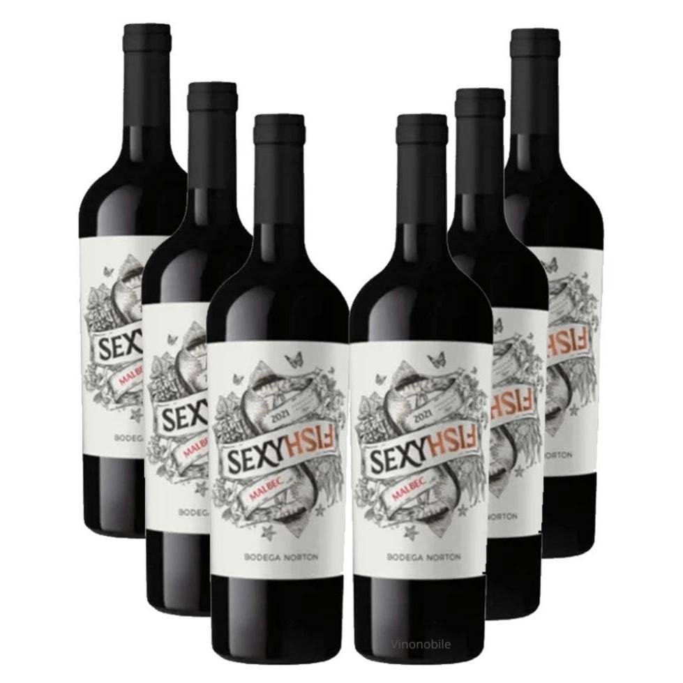 Vinho Argentino Norton Sexy Fish Malbec Tinto 6 Und 750ml | Shopee Brasil