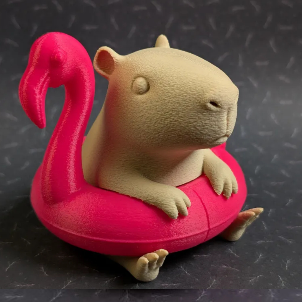 Brinquede Decorativo Mini Capivara em 3D – Presente Divertido e ...