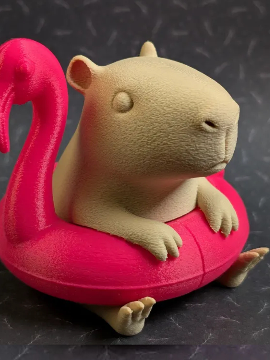 Brinquede Decorativo Mini Capivara em 3D – Presente Divertido e ...