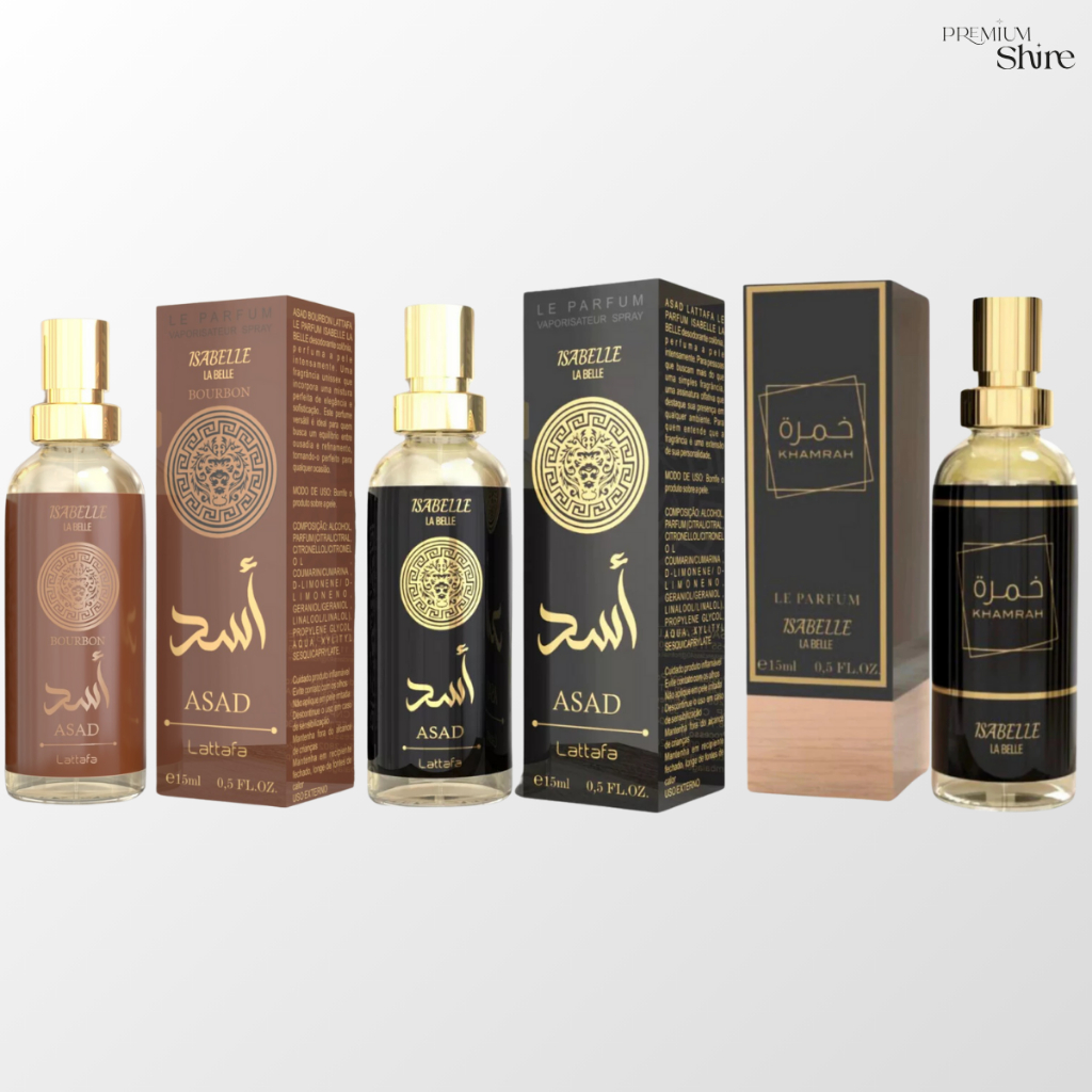 Perfumes Arabes 15ml Isabelle la Belle Asad Yara Sabah Al Ward Fakhar ...