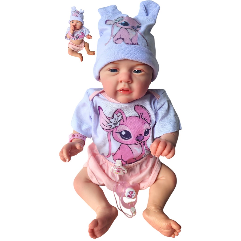 Bebe reborn angel stitch original Toys&Dolls | Shopee Brasil