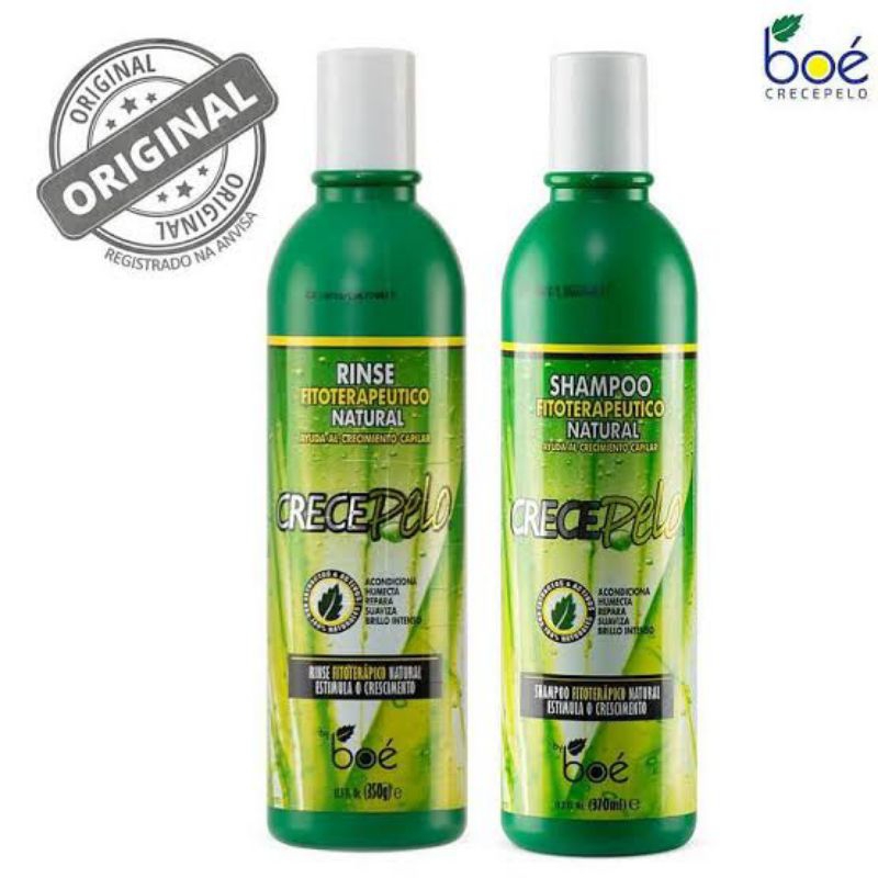 Combo KIT Crece Pelo Shampoo 370ml + Rinse Crece Pelo | Shopee Brasil