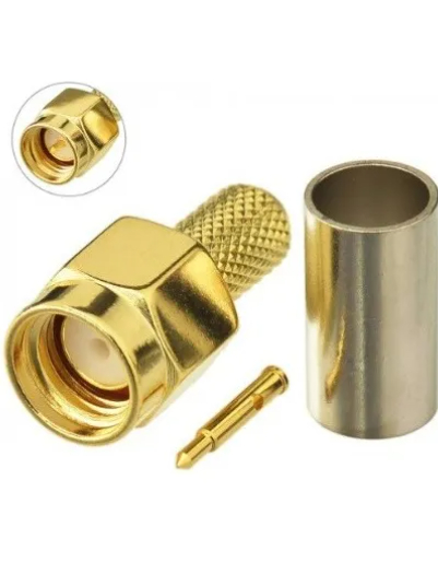 Conector Sma-macho Para Rg58 | Shopee Brasil