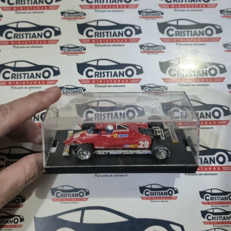 Ferrari 126C2 Didier Pironi 1982 Brumm 1/43 | Shopee Brasil