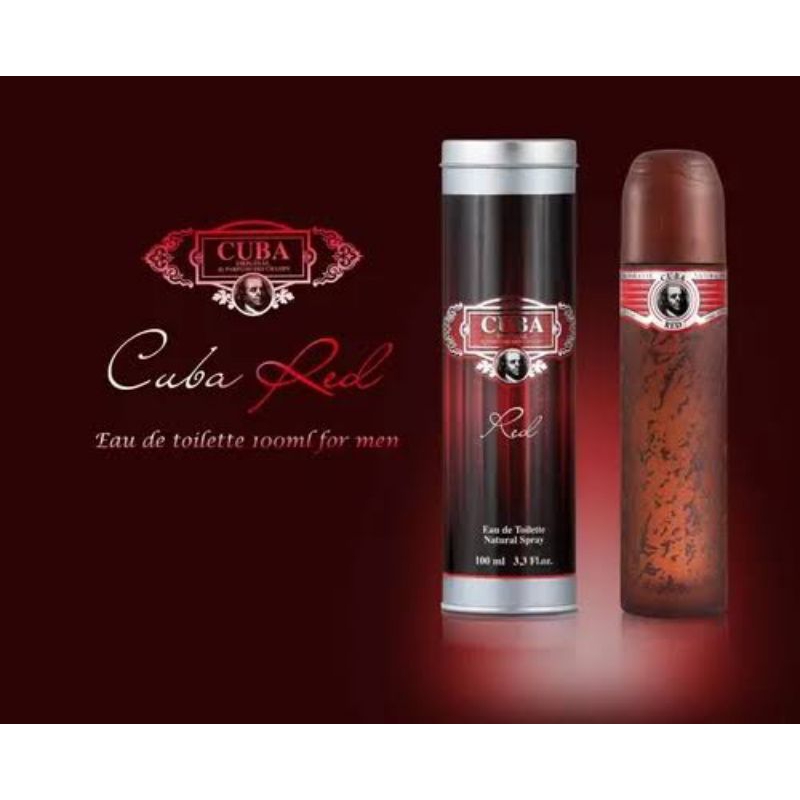 Perfume Cuba Red Eau de Toilette 100ml– Cuba Paris By Parfums Des ...