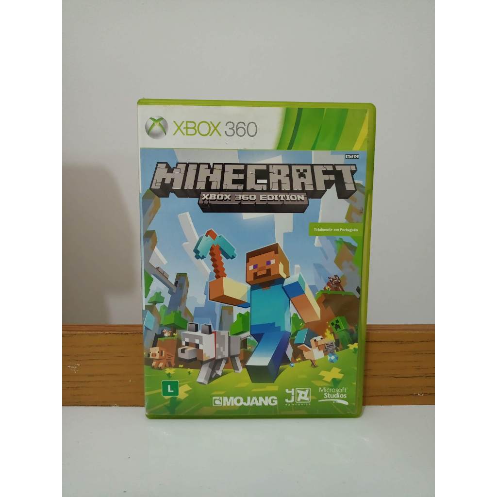 Minecraft Xbox 360 Edition Usado Mídia Física Original | Shopee Brasil