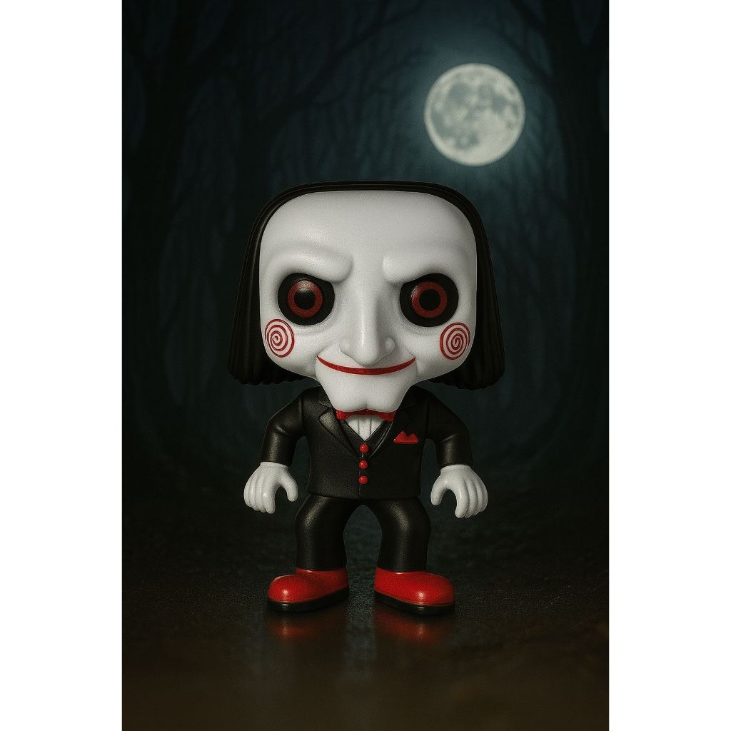 Boneco Billy Jogos Mortais -- Colecionável de Terror | Shopee Brasil