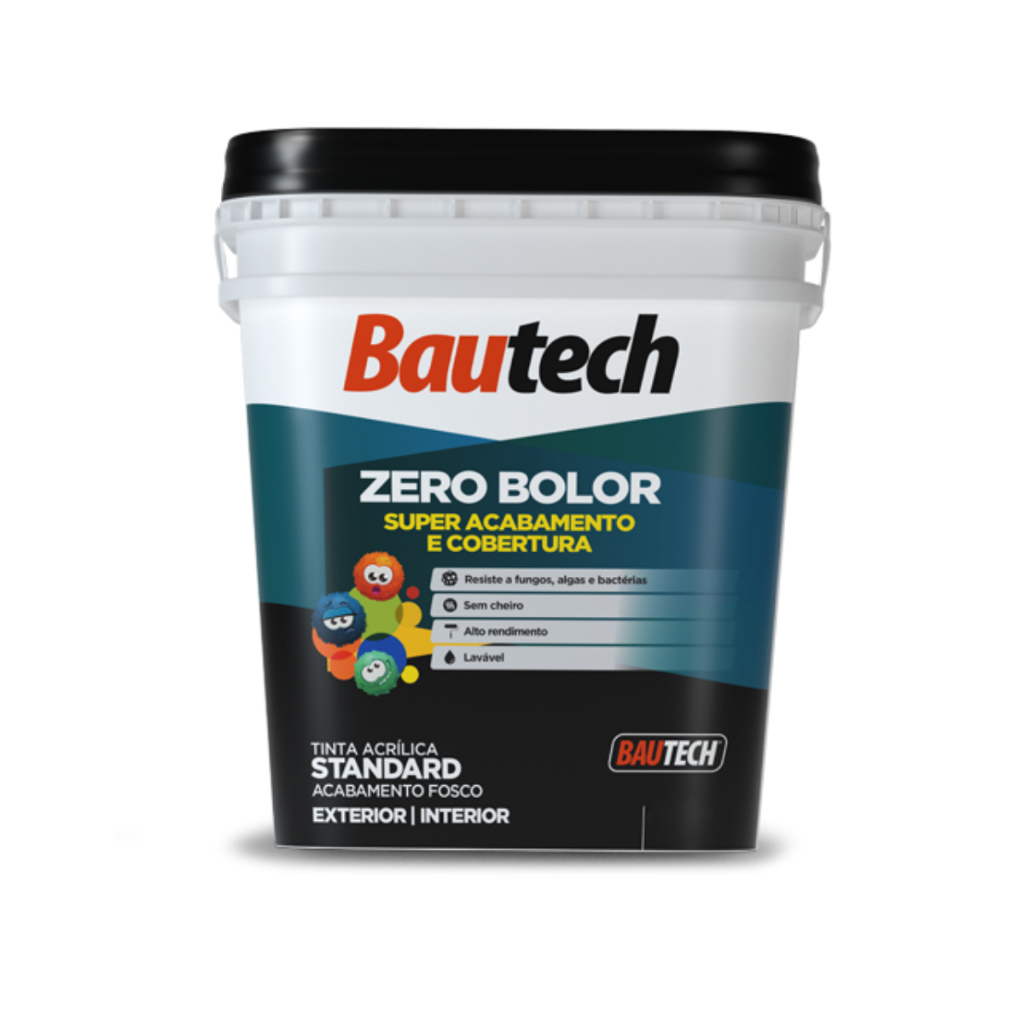 Tinta Acrílica Bautech Zero Bolor 3,6l Antimofo Bautech | Shopee Brasil