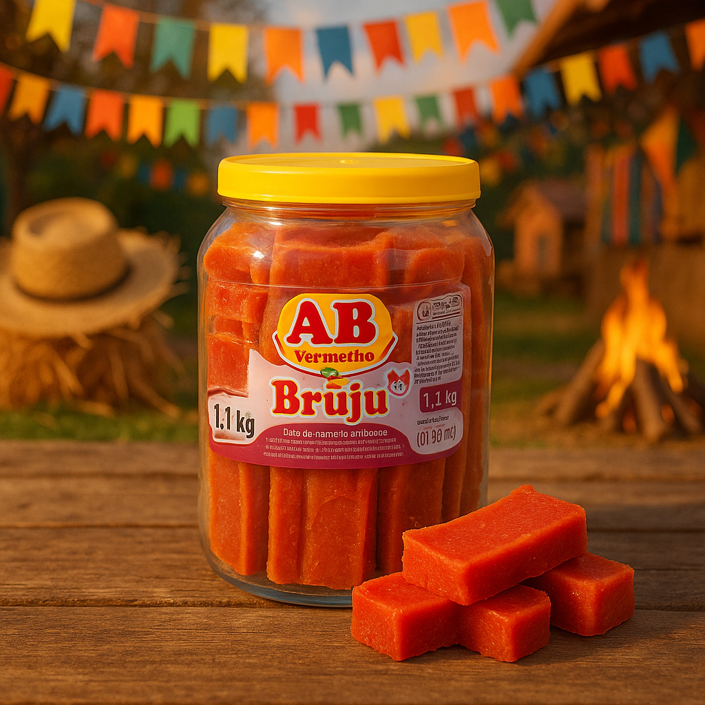 Doce Abobora Vermelha 1,1kg Bruju | 1/2/3/4/5 Unidades | Shopee Brasil