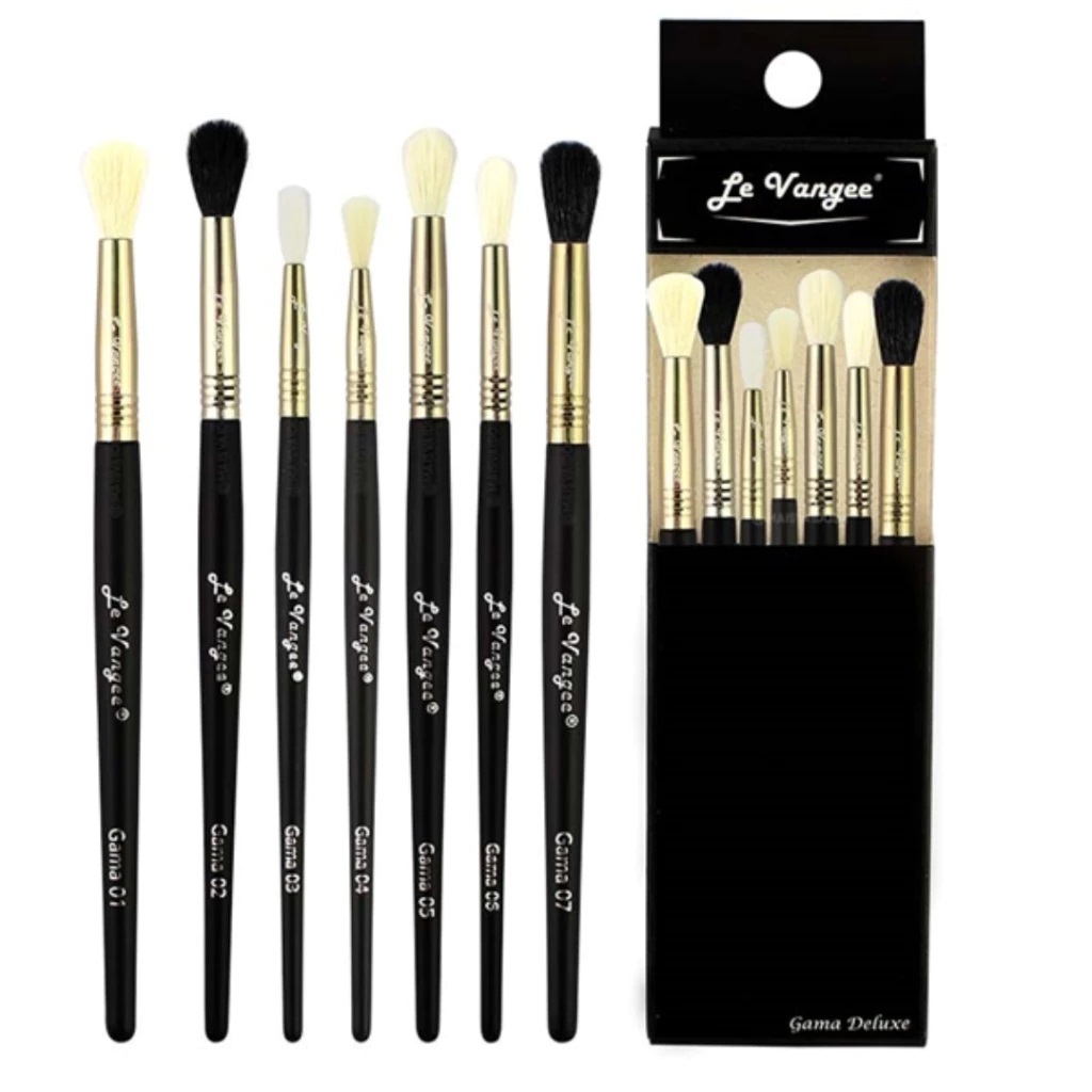 Linha Gama 7 Pincéis De Esfumar Le vangee Original | Shopee Brasil