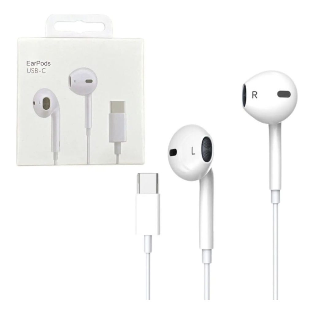 Fone De Ouvido Tipo-c Original iPhone 15/16 Usb-c Novo Com Cabo ...