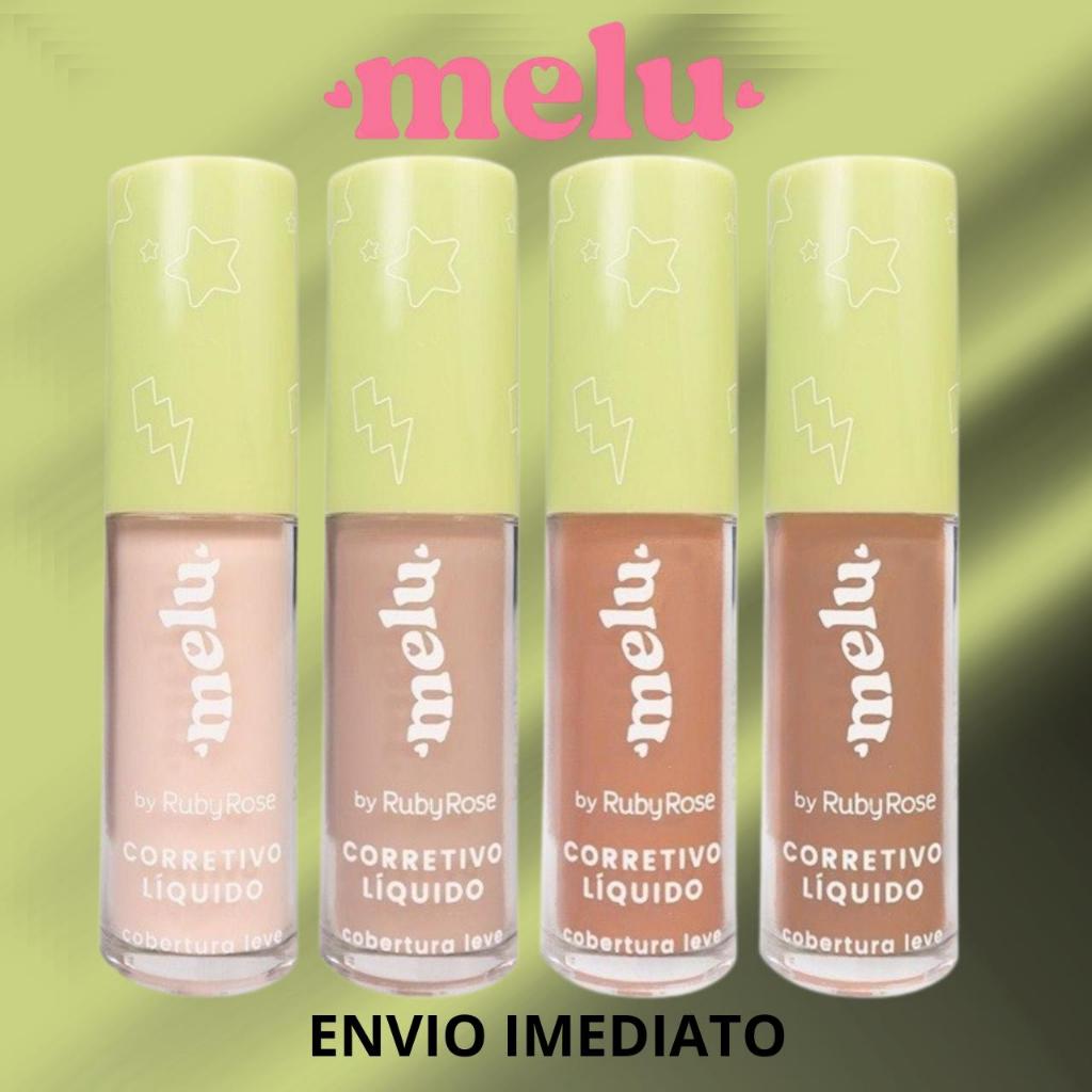 Corretivo Liquido Melu By Ruby Rose Cobertura Leve Natural - Alta ...