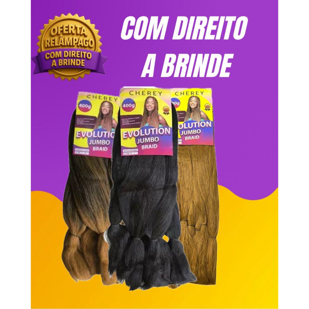 Jumbo Evolution 400g Com direito a brinde - Cherey Cores Variadas ...