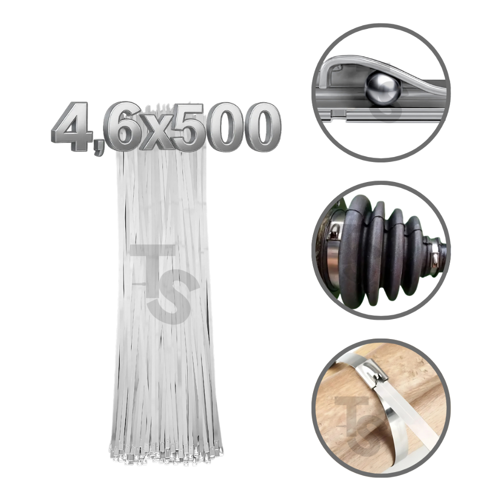 Abraçadeiras Cinta Fita Homocinética Metal Polido Tie Ziptie Lacre ...