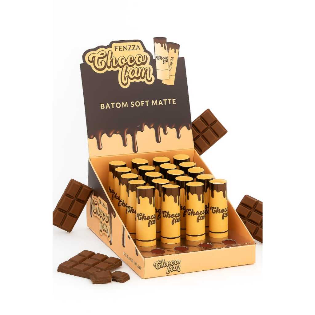 Batom choco fun fenzza soft matte | Shopee Brasil