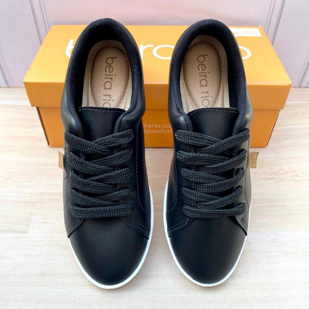 Tênis Sapatênis Feminino Casual Beira Rio Leve Confortável Promoção ...