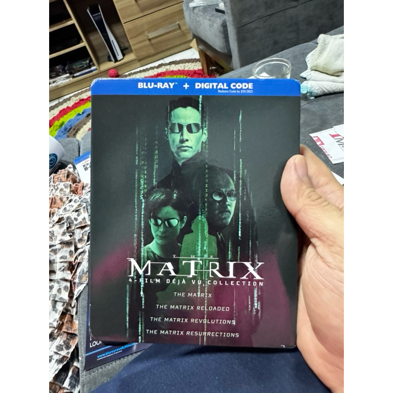 blu-ray matrix - a coleção - 4 vc filmes - todos importados dublados ...