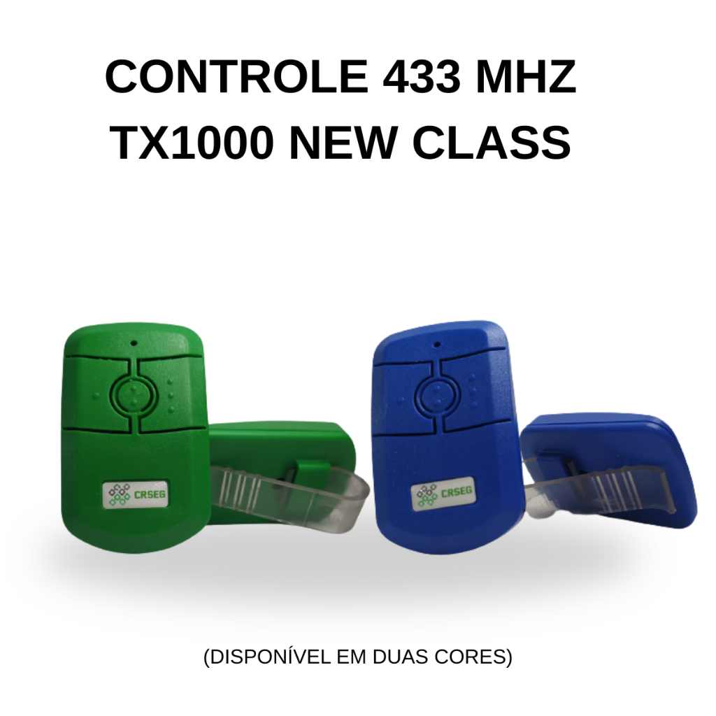 Controle 433mhz TX1000 new class | Shopee Brasil