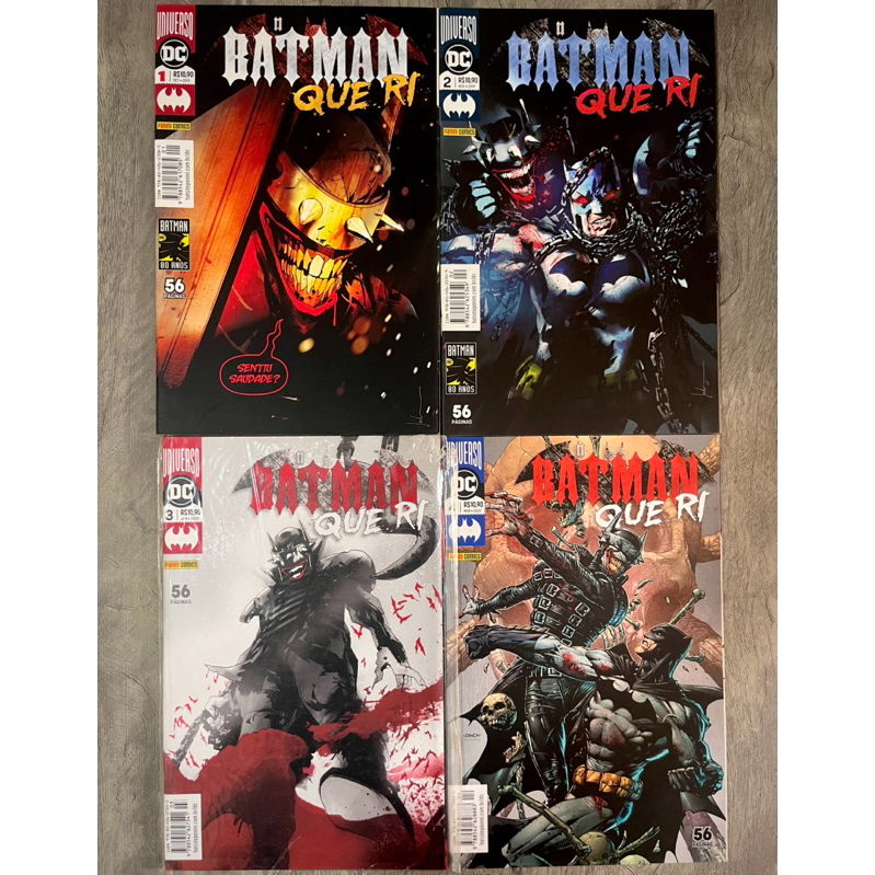 HQ O Batman que Ri Vol. 1 ao 4 (Completo) - Scott Snyder | Shopee Brasil