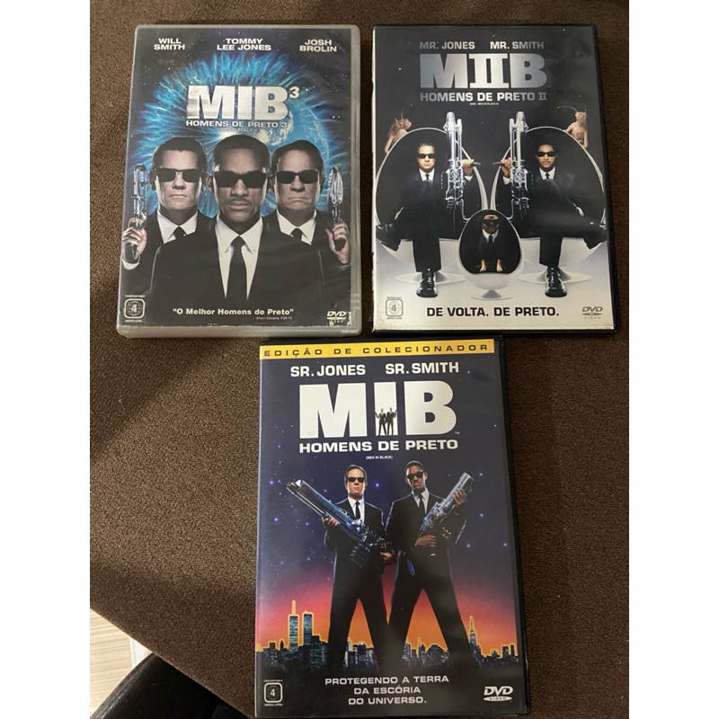 Coleção dvd Mib homens de preto | Shopee Brasil