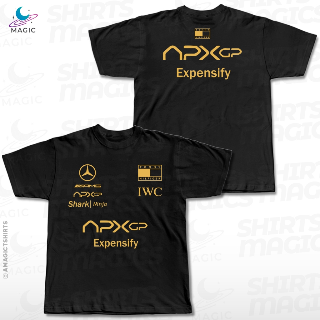 Camiseta Sponsorships APX GP Team F1 The Movie 100% Algodão - Faz a Boa!