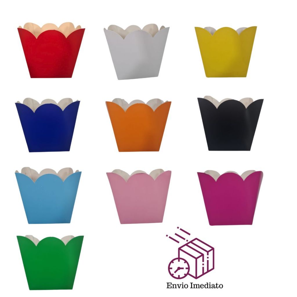 Cachepot papel cartonado para centro de mesa Kit 8 un - Lembrancinha ...