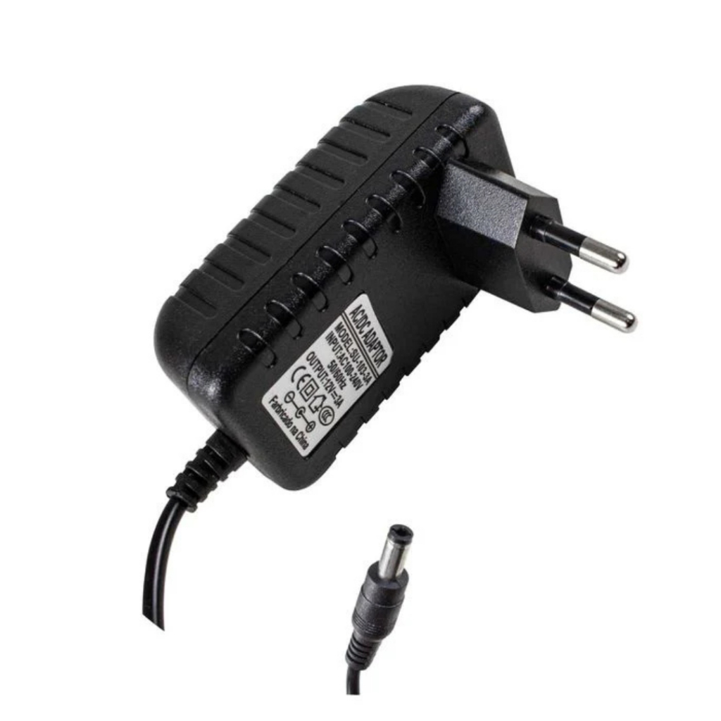 Fonte 12V 2A Bivolt para Tomada – Fonte Chaveada Estabilizada Plug P4 ...