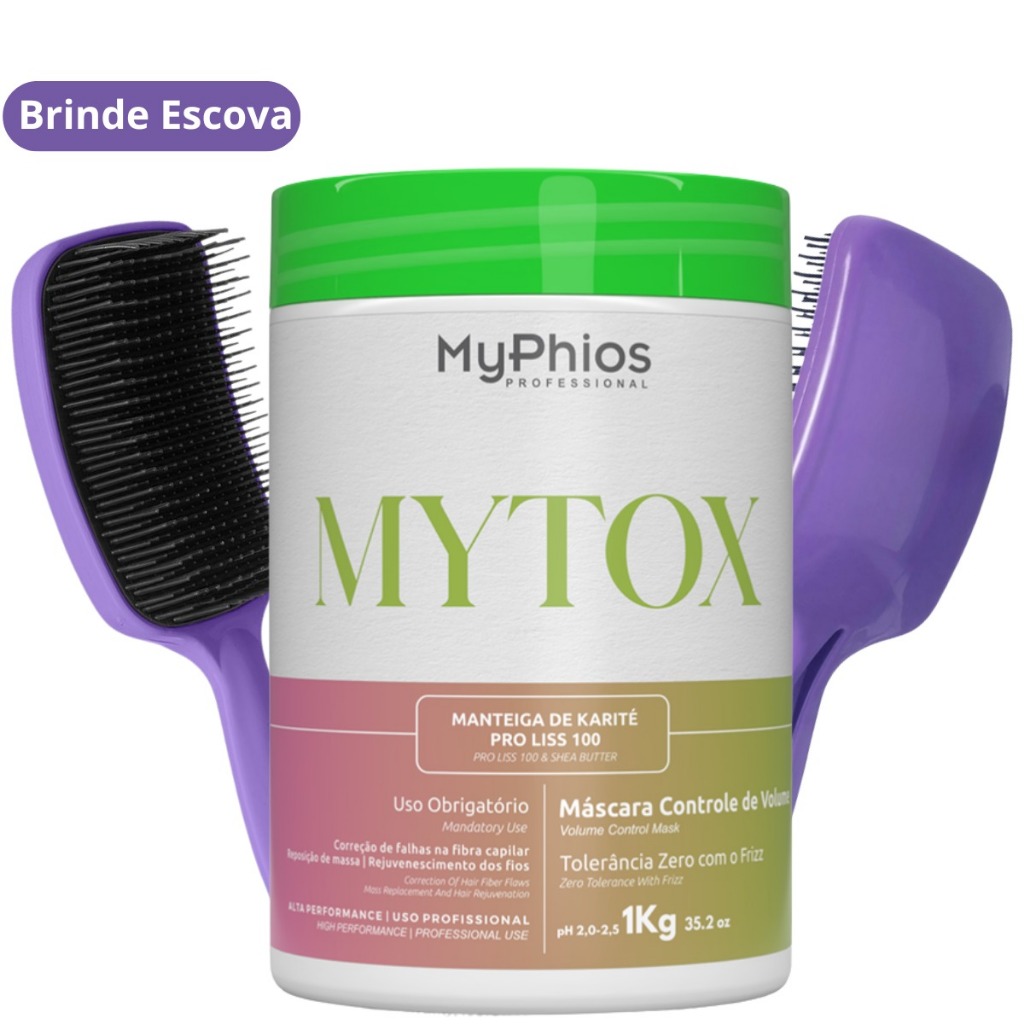 Myphios MyTox – Tratamento Redutor de Volume 1Kg Efeito Liso Natural ...