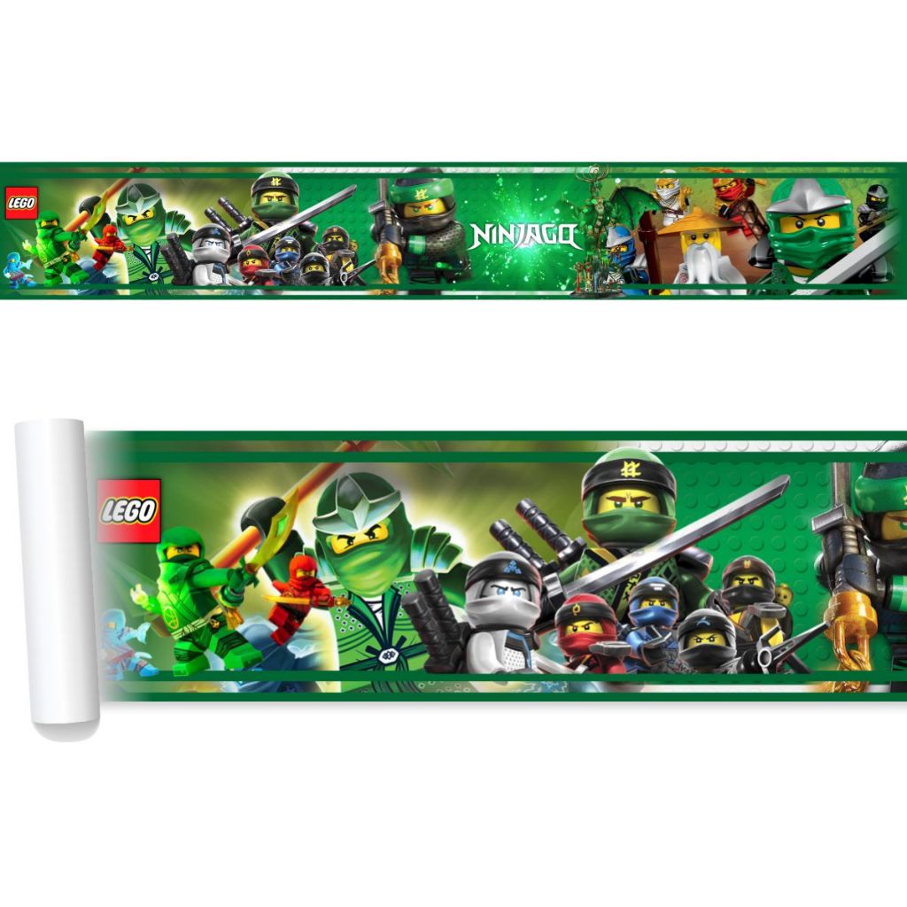 Adesivo Border Faixa Infantil Ninjago 2 Unid. | Shopee Brasil