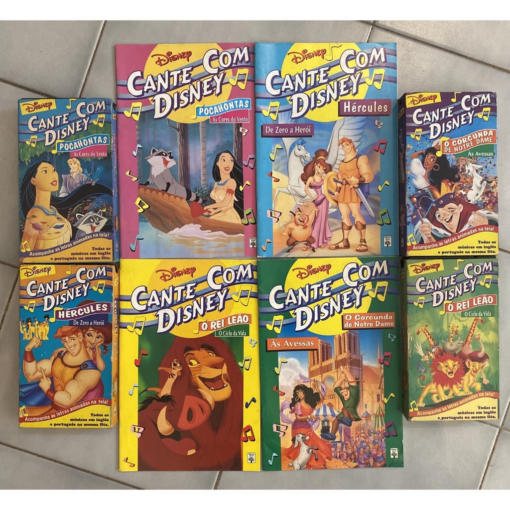 Kit VHS Cante com Disney | Shopee Brasil