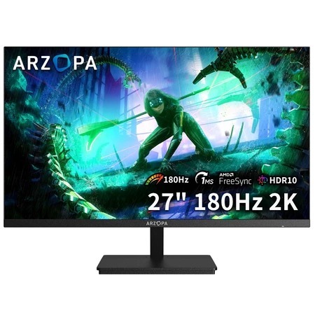 Monitor Gamer ARZOPA M1RC, 27" 2K QHD 180Hz IPS, 1ms, 115% sRGB, USB-C ...