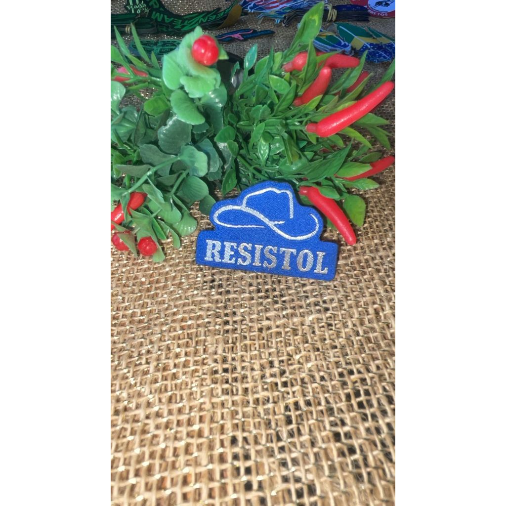 Adesivo De Chapéu Resistol - Tecido Auto Colante 12CM | Shopee Brasil