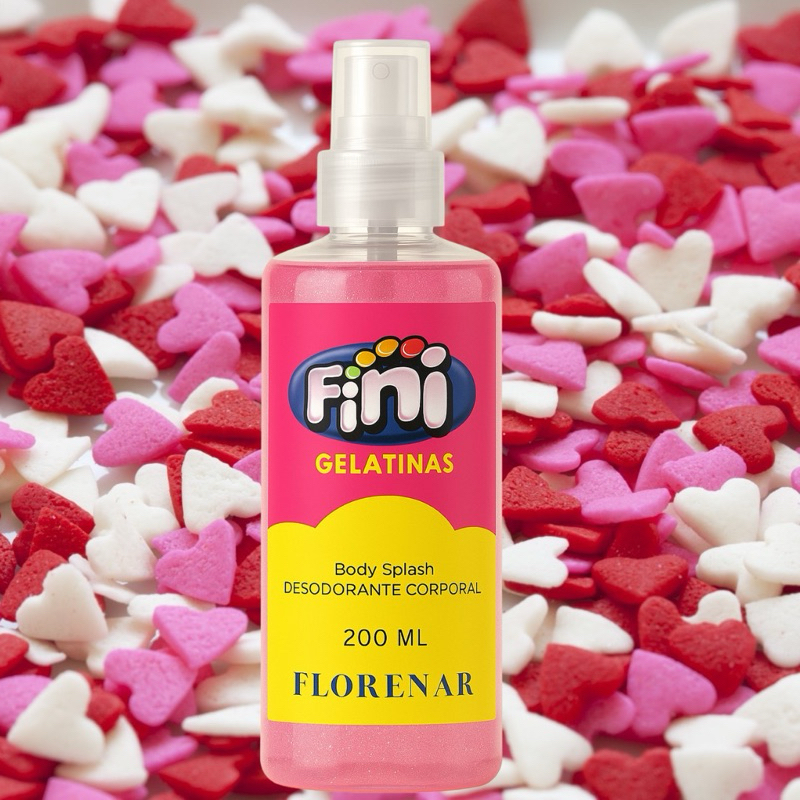 1 Body Splash Fini com gliter 200Ml | Shopee Brasil