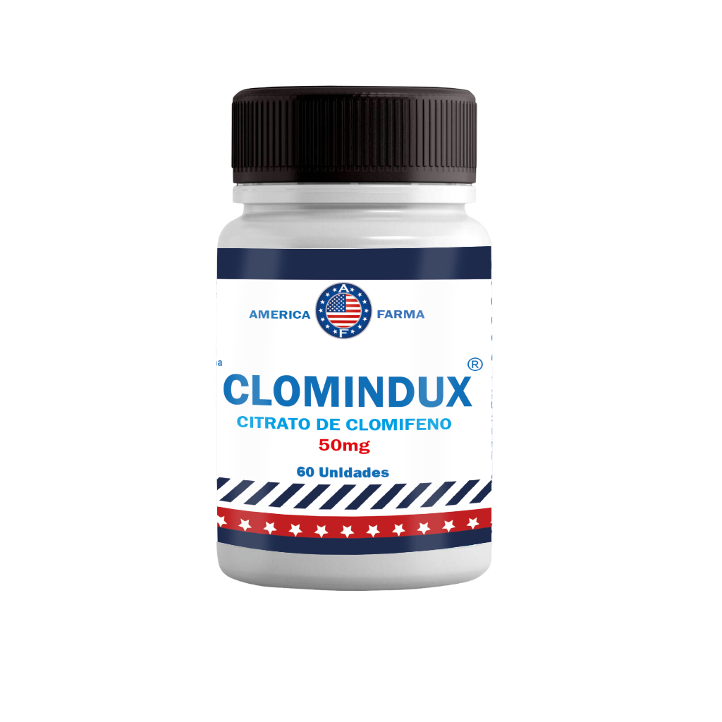 Clomindux Clomifeno 50 mg 60 Unidades America Farma | Shopee Brasil