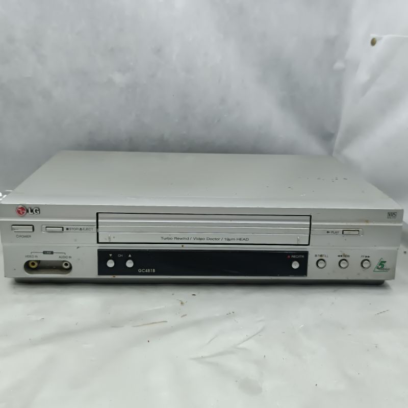 DEFEITO: Vídeo Cassete LG GC481B (ler anúncio) | Shopee Brasil
