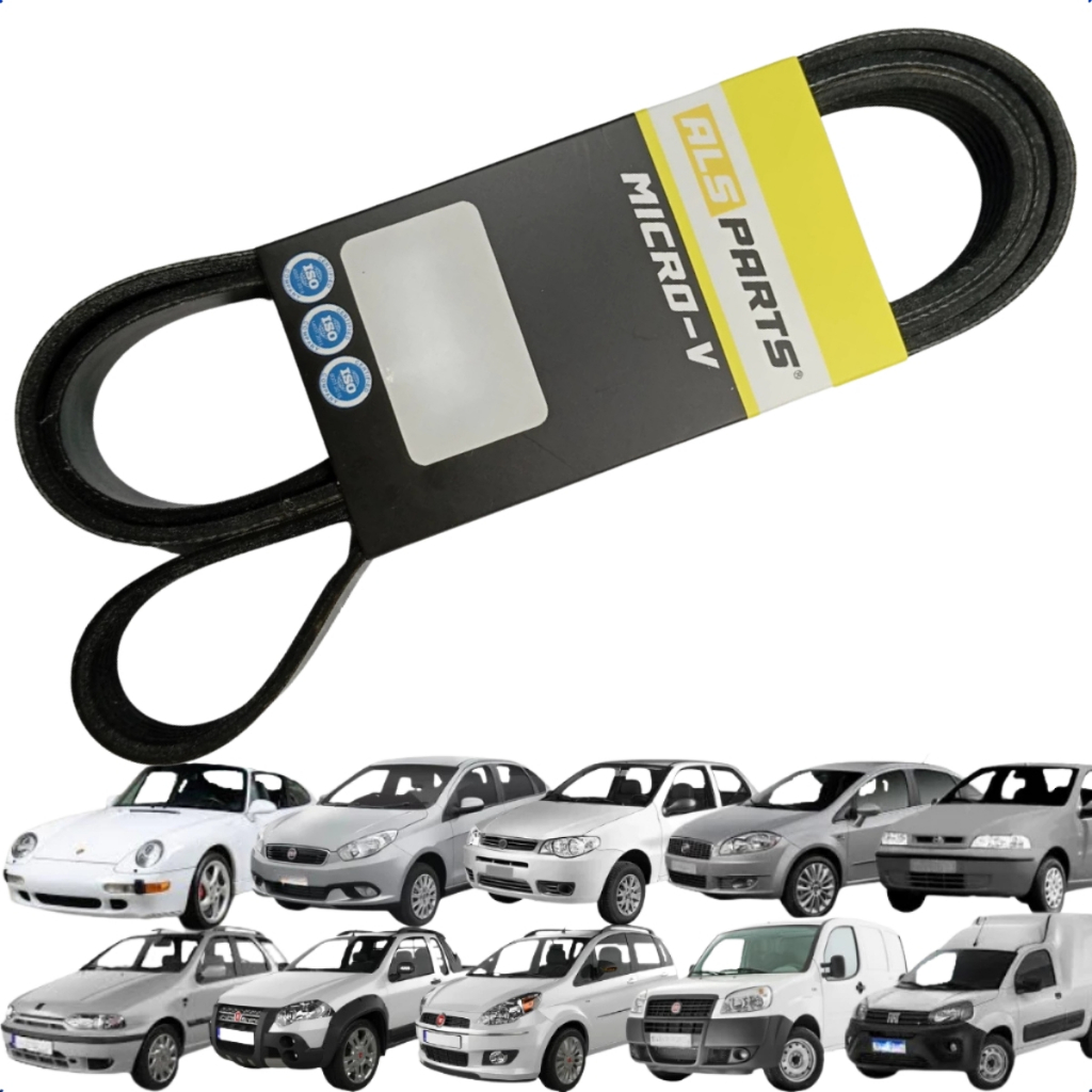 Correia do Alternador MicroV Doblo Fiorino Linea Palio Punto Siena 1.0 ...
