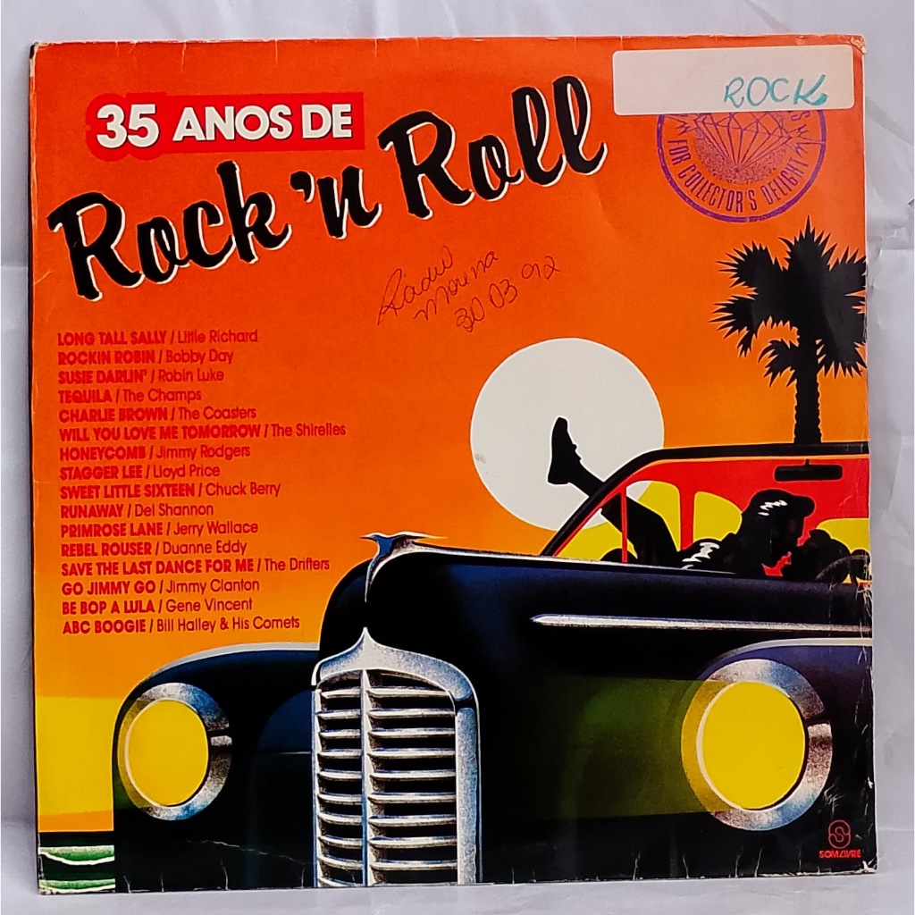Vinil - Diversos - 35 Anos De Rock 'n Roll - Coletânea | Shopee Brasil