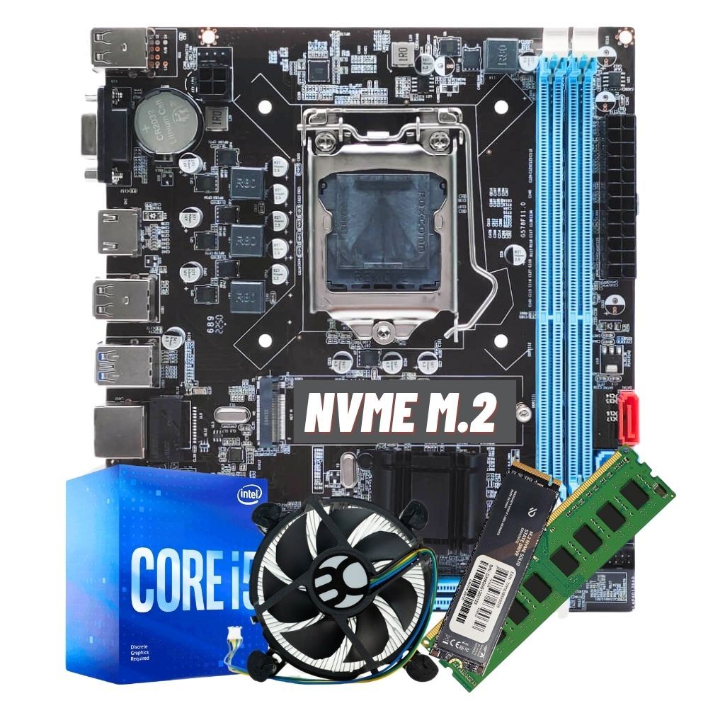 Kit Upgrade Intel I5 Placa Mãe B75 M2 Lga1155 8gb RAM Ddr3 Ssd 480 Usb 3.0 Rede Gigalan | Shopee ...