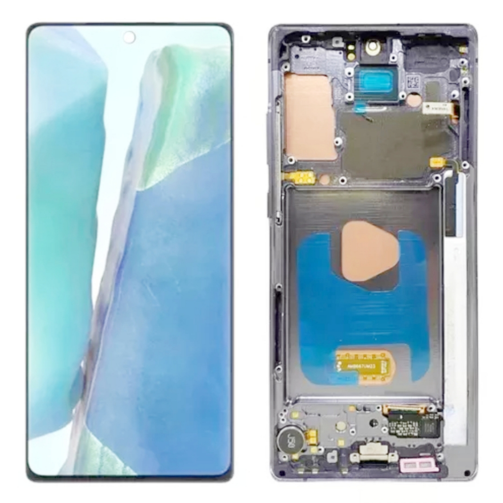 Tela frontal Display touch Compatível Com Galaxy Note 20 N980/n981 original preto | Shopee Brasil
