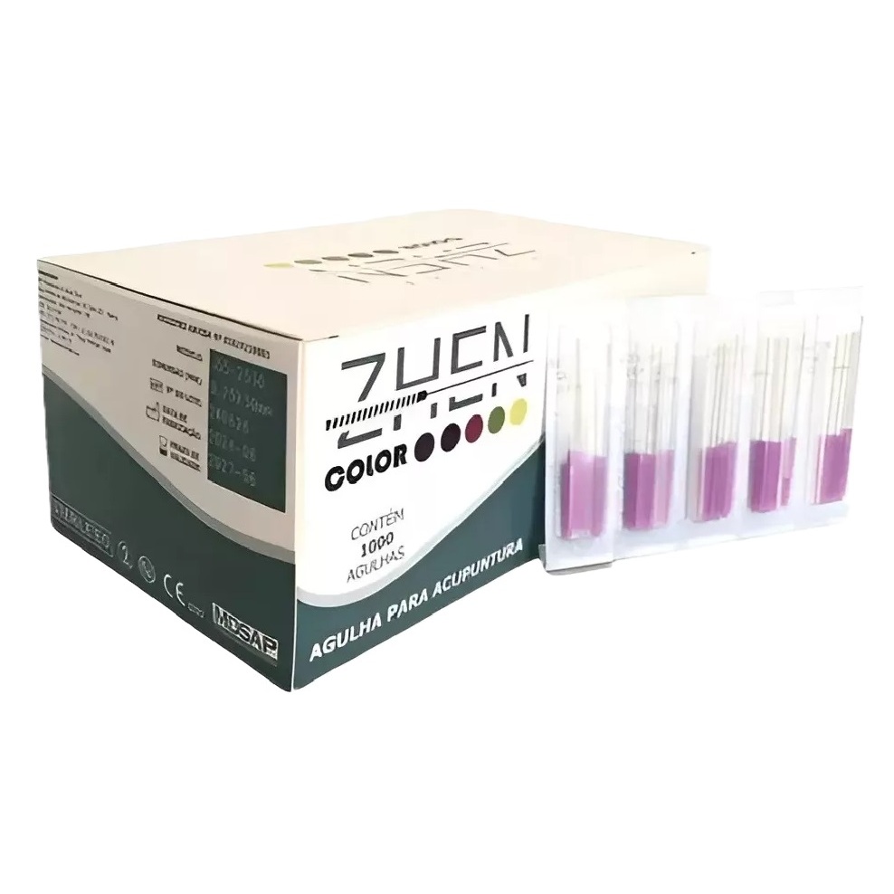 Agulha Sistêmica Color ZHEN - 500 AGULHAS | Shopee Brasil