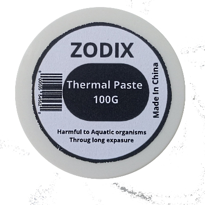 Pasta Térmica 100g branca Zodix Processador Cpu | Shopee Brasil
