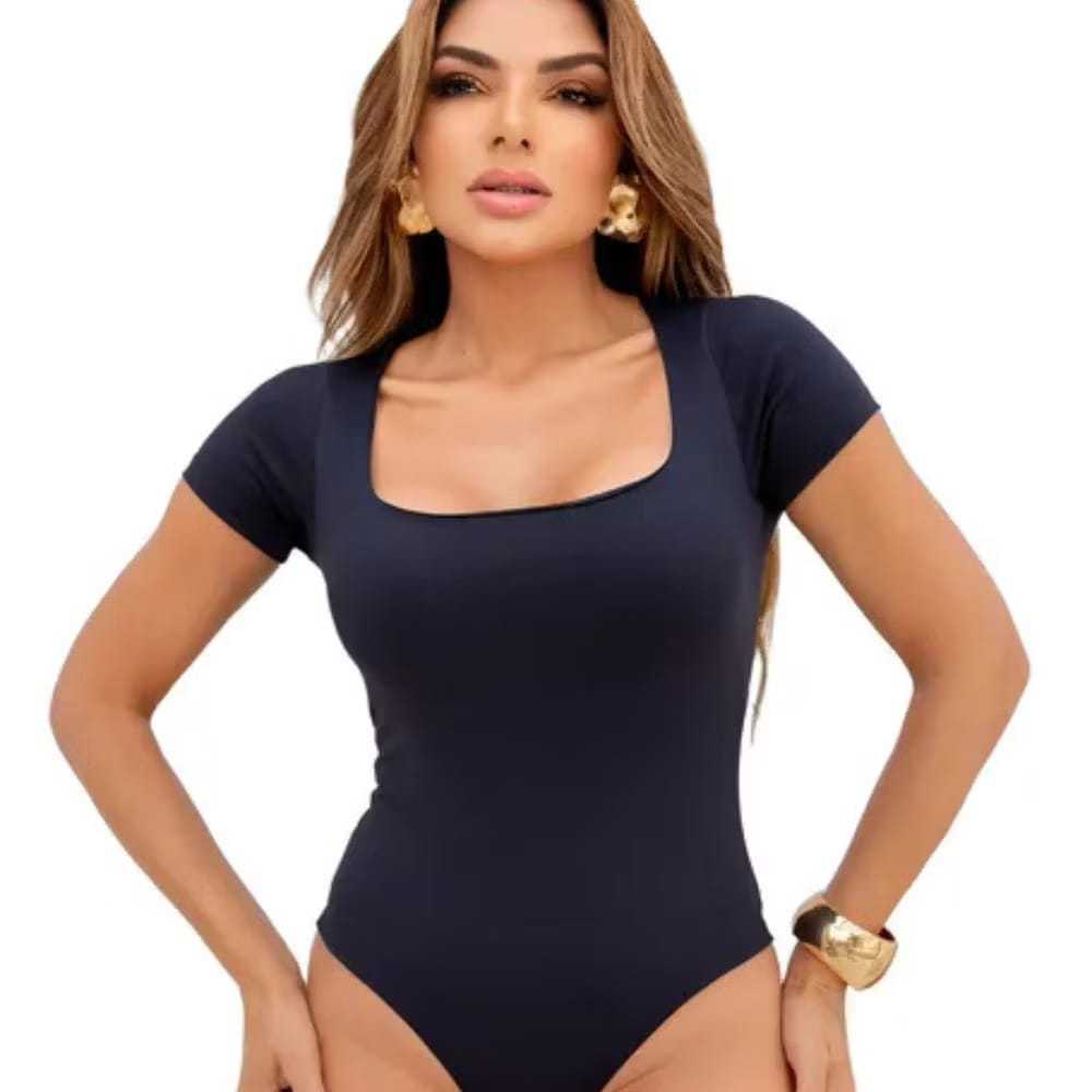 Body feminino decote quadrado, manga curta suplex, manguinha verão ...