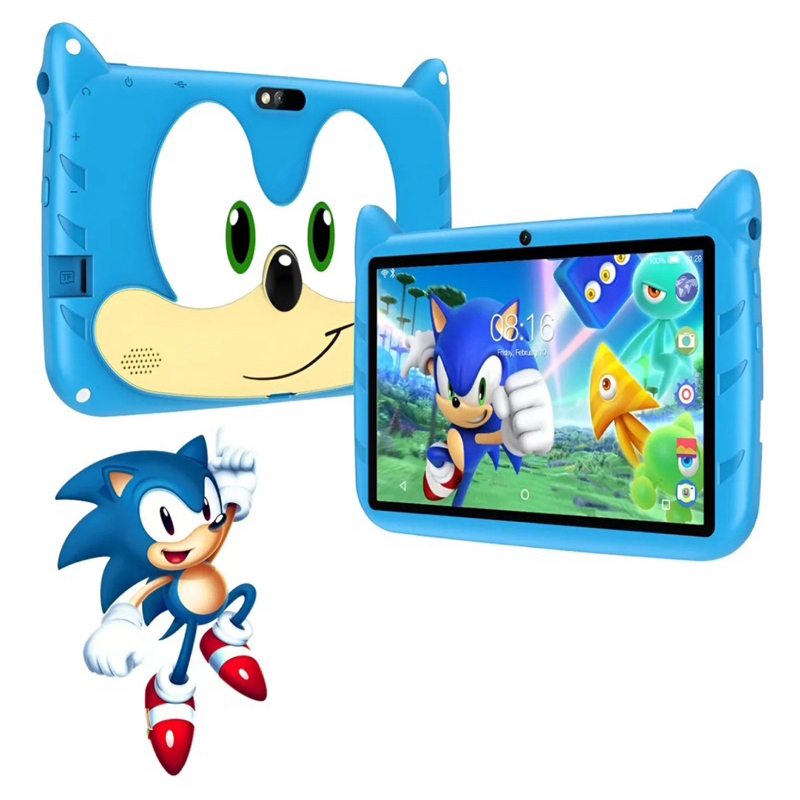 Tablet Sonic Para Crianças Infantil Menino Menina Kids Smart Cor Azul ...